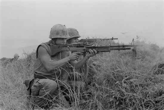 Vietnam War Us Marine Machine Gunner Editorial Stock Photo - Stock ...