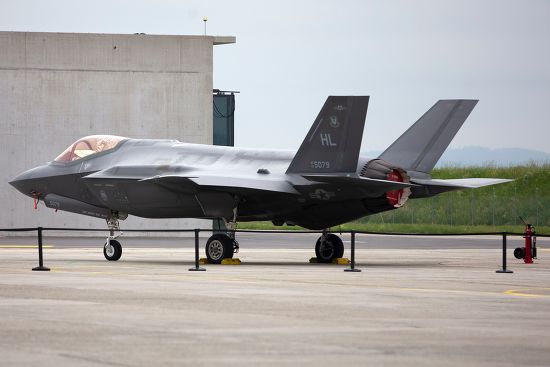 Lockheed Martin F35a Fighter Jet Pictured Editorial Stock Photo - Stock ...