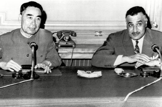 Chinese Premier Chou Enlai Uar President Editorial Stock Photo - Stock ...