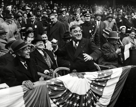 Fiorello Laguardia Mayor New York Throwing Editorial Stock Photo ...