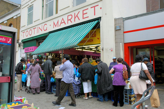 Tooting Market Upper Tooting Road London Editorial Stock Photo - Stock ...