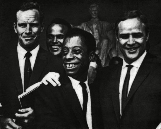 Us Civil Rights Left Charlton Heston Editorial Stock Photo - Stock ...