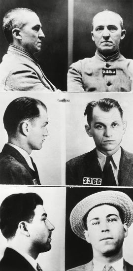 Three Gangsters Hunted By Federal Agents Editorial Stock Photo - Stock ...