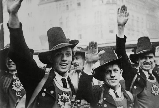 Men Tyrolean Costume Celebrate German Annexation Editorial Stock Photo ...