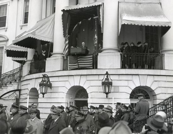 President Franklin Roosevelt His Fourth Inauguration Editorial Stock ...