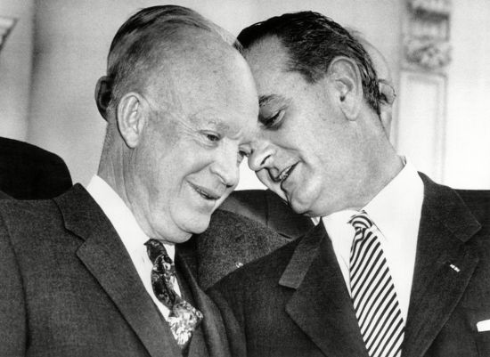 President Eisenhower Lends Ear Senate Majority Editorial Stock Photo ...