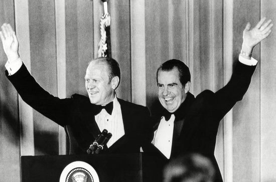 President Nixon Vice President Gerald Ford Editorial Stock Photo ...