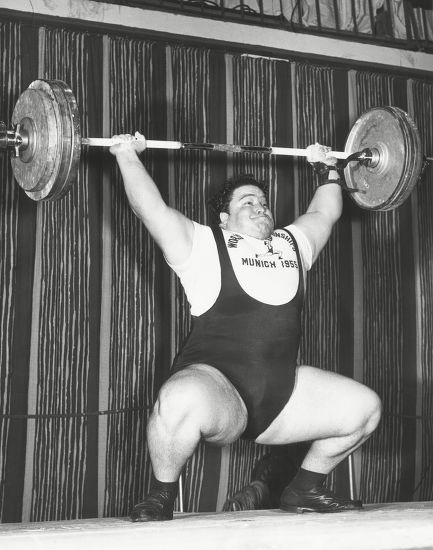 Paul Anderson Lifts 320 Pounds During Editorial Stock Photo - Stock ...