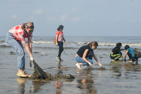 Citizens Clean Versova Beach Part Jalloshclean Editorial Stock Photo ...