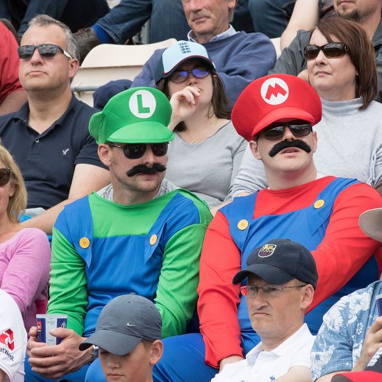 Super Mario Brothers Cricket Fans During Editorial Stock Photo - Stock ...