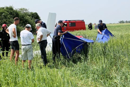 View On Site Glider Crash Village Editorial Stock Photo - Stock Image ...
