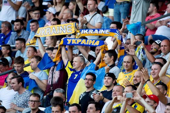 Ukrainian Supporters Cheer During Fifa U20 Editorial Stock Photo ...