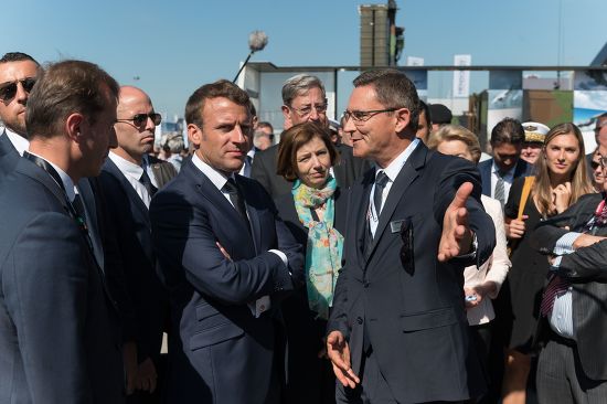 Emmanuel Macron Florence Parly Eric Beranger Editorial Stock Photo ...