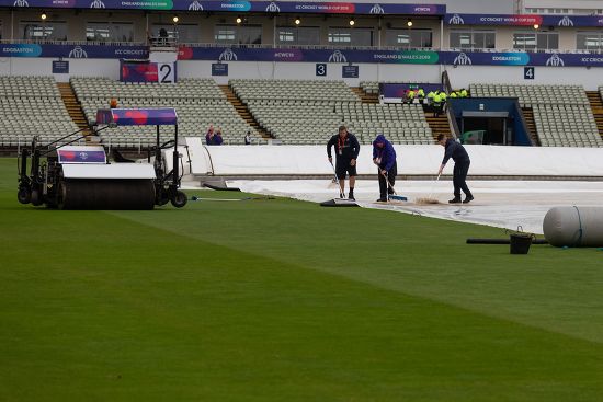 Mopping Starts Before Icc Cricket World Editorial Stock Photo - Stock ...