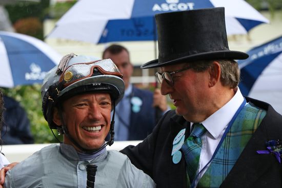Raffle Prize Frankie Dettori Mark Johnston Editorial Stock Photo ...