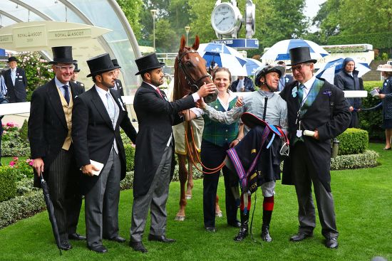 Raffle Prize Frankie Dettori Mark Johnston Editorial Stock Photo ...