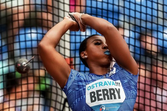 Gwen Berry Usa Action During Womens Editorial Stock Photo - Stock Image ...