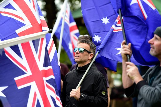 Members True Blue Crew Attend Aussie Editorial Stock Photo - Stock ...