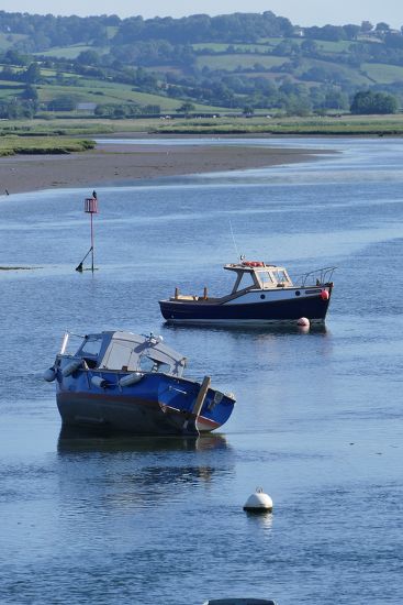 Boats Low Tide Axe Estuary Devon Editorial Stock Photo - Stock Image ...