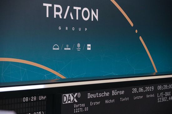 Logo Traton Group Seen Start First Editorial Stock Photo - Stock Image ...