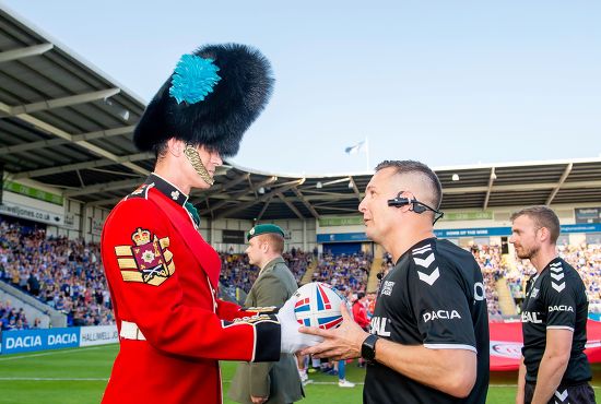 Referee Ben Thaler Presented Ball By Editorial Stock Photo - Stock ...