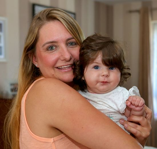 Katie Canham 32 Yrs Her Daughter Editorial Stock Photo - Stock Image ...