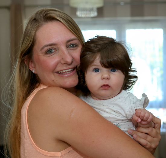 Katie Canham 32 Yrs Her Daughter Editorial Stock Photo - Stock Image ...