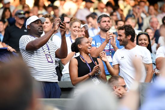 Corey Gauff Candi Gauff Celebrate Coris Editorial Stock Photo - Stock ...