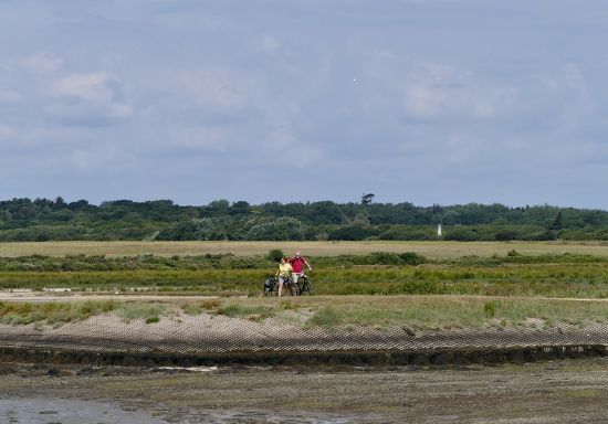 People Enjoy Sunshine Lymington Marshes New Editorial Stock Photo ...