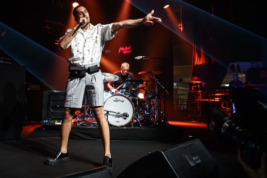 Italian Singer Mahmood Performs On Stage Editorial Stock Photo - Stock ...