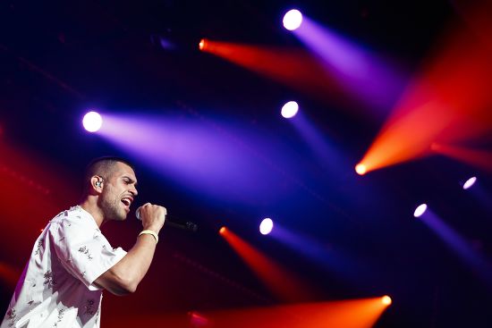 Italian Singer Mahmood Performs On Stage Editorial Stock Photo - Stock ...