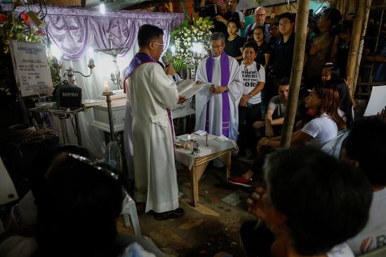 Holy Mass Held During Wake Threeyearold Editorial Stock Photo - Stock ...