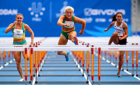 Womens 100m Hurdles Heat Irelands Sarah Editorial Stock Photo - Stock ...