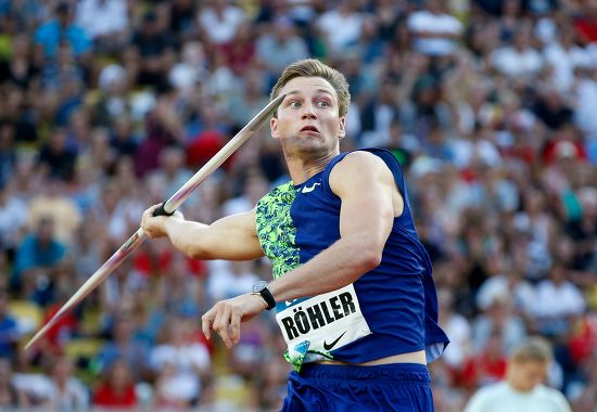 Thomas Rohler Germany Competes Mens Javelin Editorial Stock Photo ...