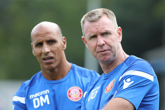 Stevenage Fc Assistant Coach Dave Oldfield Editorial Stock Photo ...