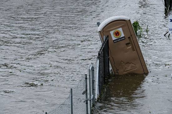 Flooded Area Near Lake Pontchartrain Hurricane Editorial Stock Photo ...