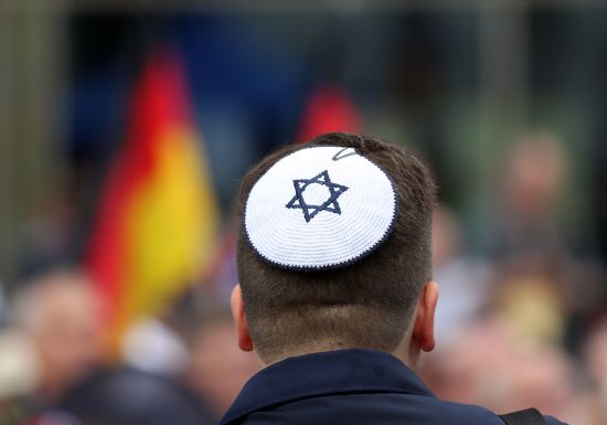 Man Kippa Attends Alternative Germany Afd Editorial Stock Photo - Stock ...