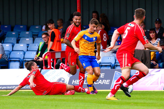 Dale Whitham Alfreton Town Slides Tackle Editorial Stock Photo - Stock ...
