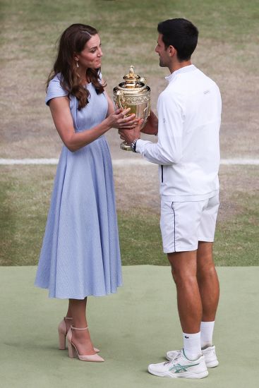 Catherine Duchess Cambridge Presents Trophy Novak Editorial Stock Photo ...