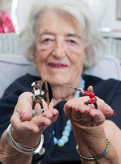Jan Prebble Bem 89 London Holds Editorial Stock Photo - Stock Image ...