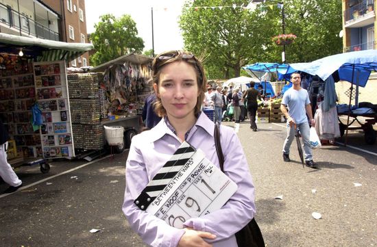 Actress Emily Woof On Location East Editorial Stock Photo - Stock Image ...