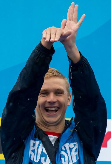 Kirill Belyaev Russia Celebrates After Finishing Editorial Stock Photo ...