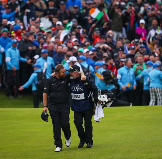 Shane Lowry Celebrates Winning Open Caddy Editorial Stock Photo - Stock ...
