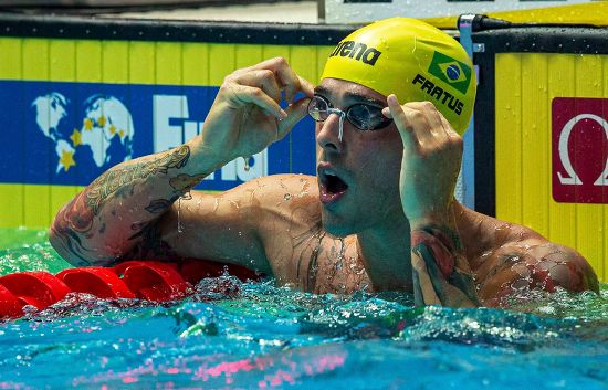 Bruno Fratus Brazil Reacts After Competing Editorial Stock Photo ...