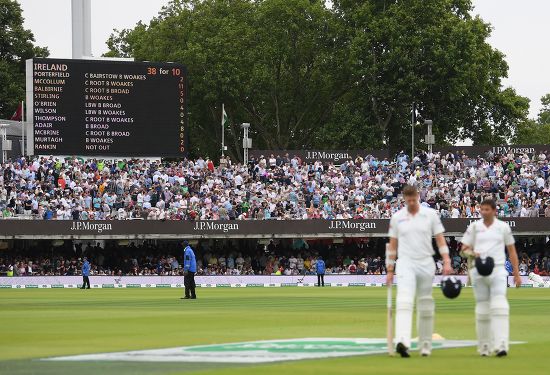 England Vs Ireland View Scoreboard Irelands Editorial Stock Photo ...