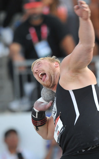 David Pless Competes Mens Shot Put Editorial Stock Photo - Stock Image ...