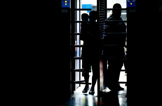 Fans Enter Stadium Through Turnstiles Editorial Stock Photo - Stock ...
