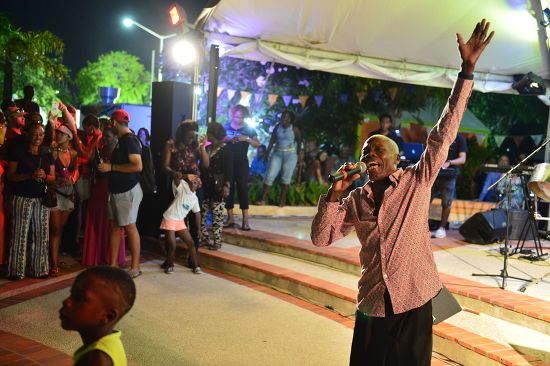 Iconic Calypsonian Mighty Grynner Performs Ahead Editorial Stock Photo ...