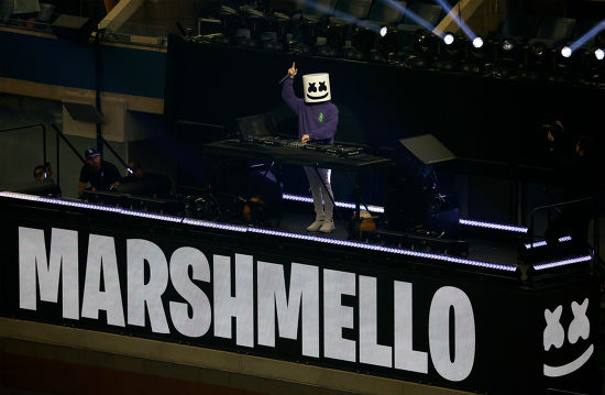 Dj Marshmello Performs Before Start Finals Editorial Stock Photo ...