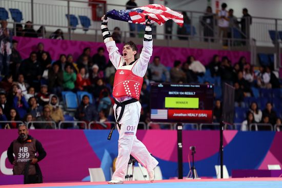 Jonathan Healy United States Celebrates After Editorial Stock Photo ...